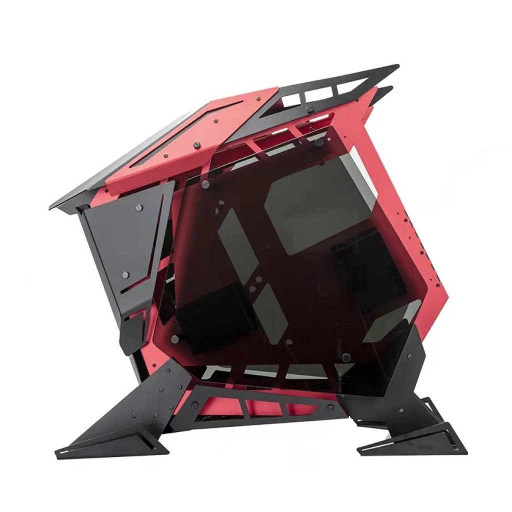FUXK Judgment Open Aluminum-Magnesium Alloy Gaming Case Red Support ...