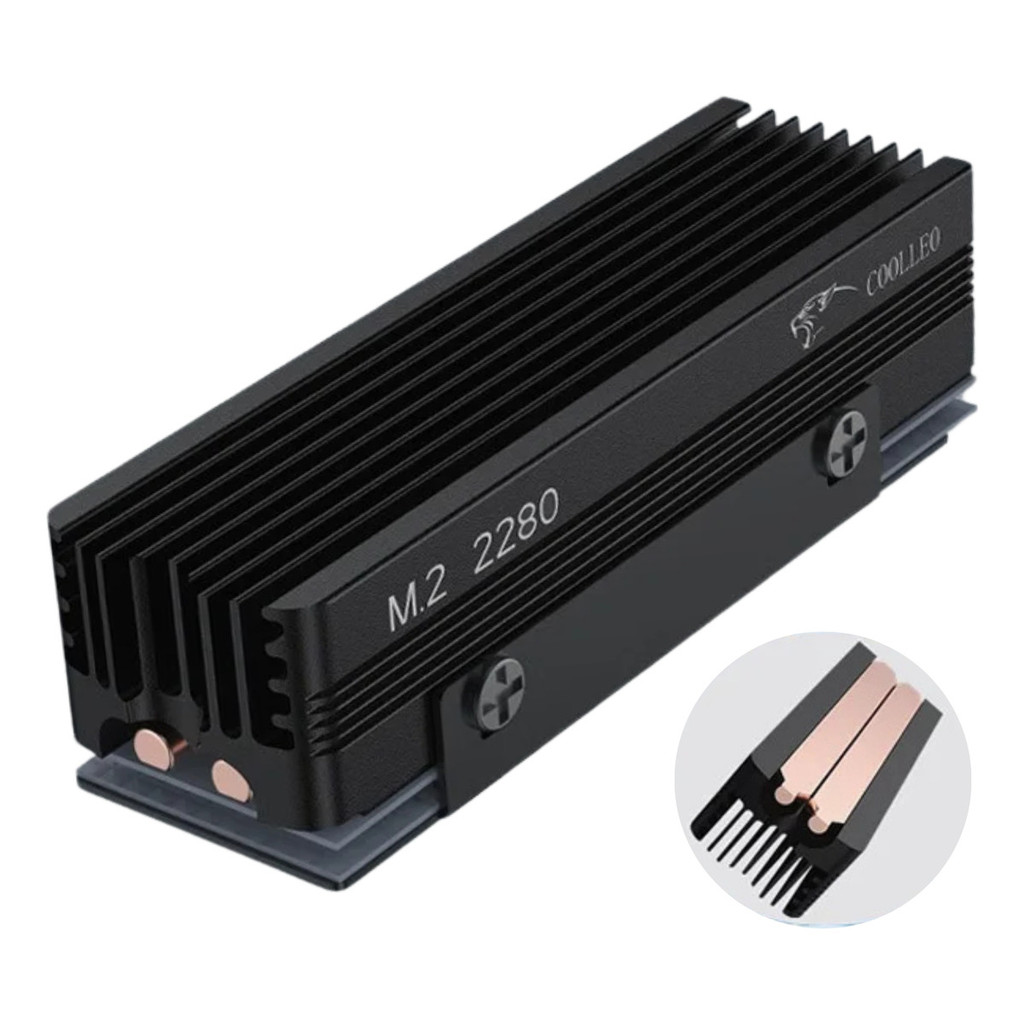 Dissipador Calor Ssd M.2 Thermal Pad Nvme Alumínio Cobre 15,5mm Premium ...