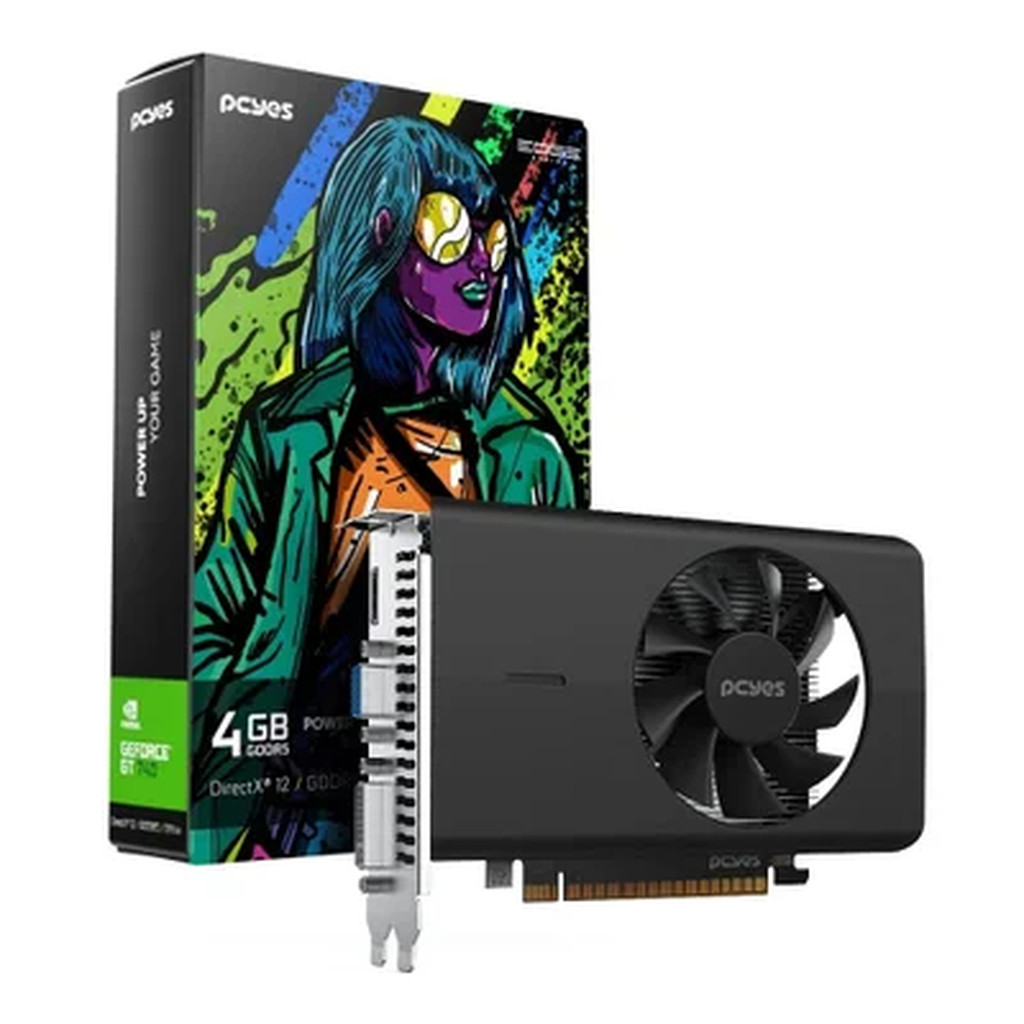 Placa De Vídeo PCyes Nvidia Geforce Gt 740 4GB GDDR5 128 Bits | Shopee Brasil