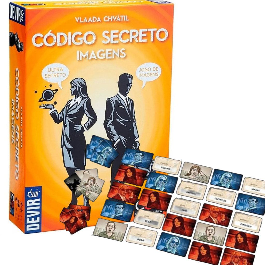 Jogo de Cartas Memória Código Secreto Imagens Agentes Secretos ...
