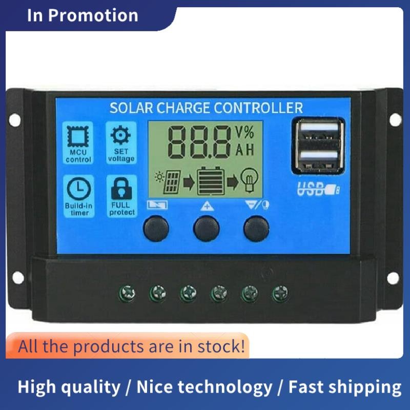 Controlador De Carga Solar 100A , Painel , Bateria , Regulador Inteligente , Multifuncional Com ...