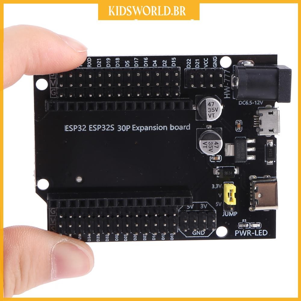 Placa De Expansão De Escudo ESP32 De Núcleo Duplo WiFi + BT ESP-32S Módulo De Desenvolvimento ...
