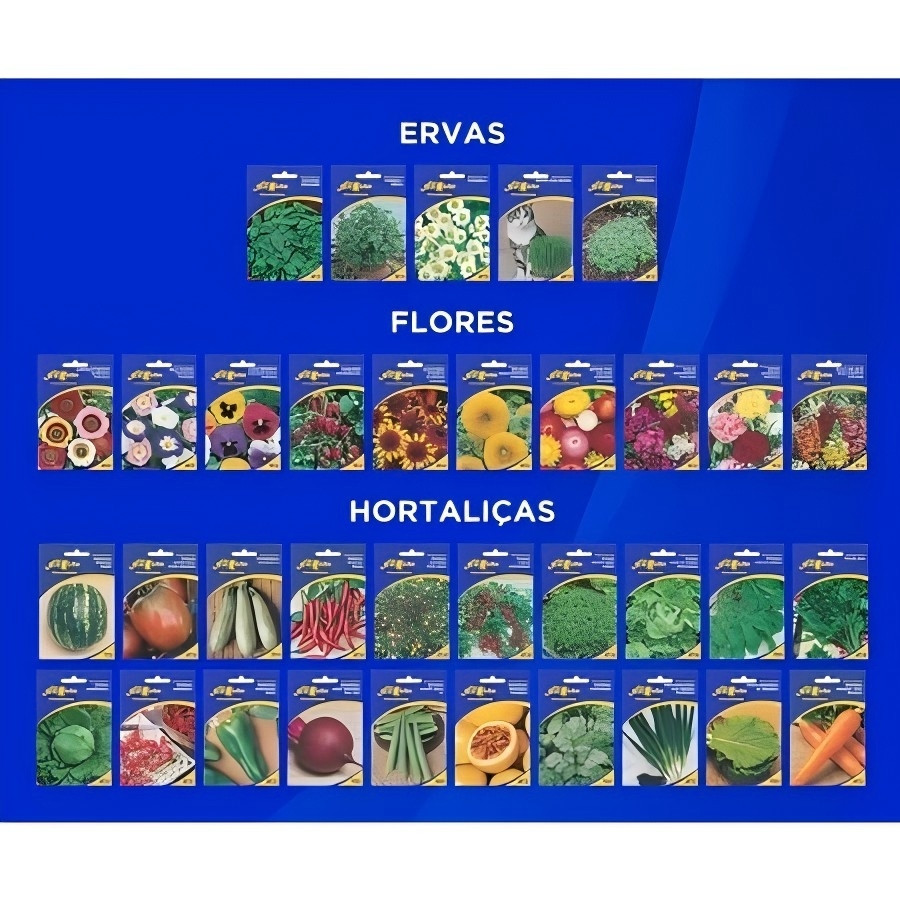 Cultivo simples 1000 sementes variadas AllGarden - UNIDADE | Shopee Brasil