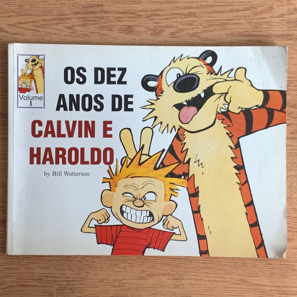 HQ OS DEZ ANOS DE CALVIN E HAROLDO 1 - BILL WATTERSON | Shopee Brasil