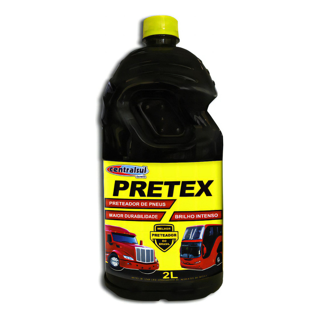 Pretinho Pneu Pretex Centralsul 2 Litros Ônibus E Caminhão Cor Preto ...