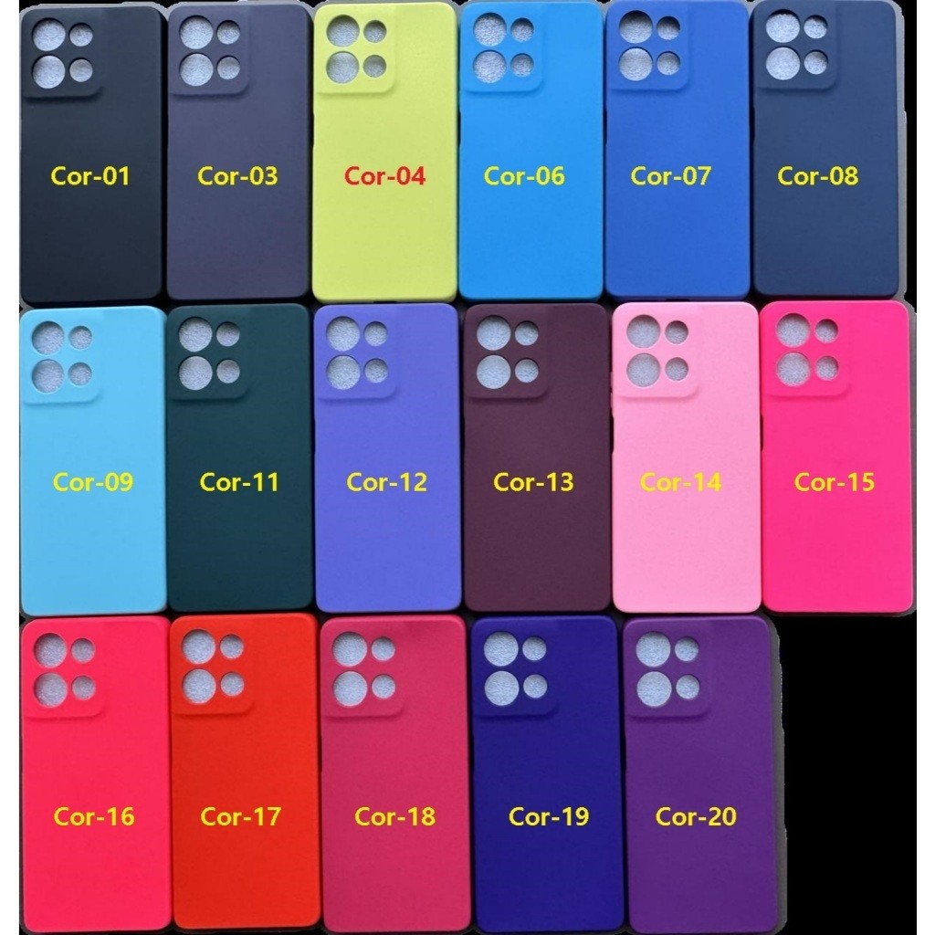 Capa Capinha Anti impacto Para Motorola Moto G86 - Com Interior Aveludado de Silicone - 021MT ...