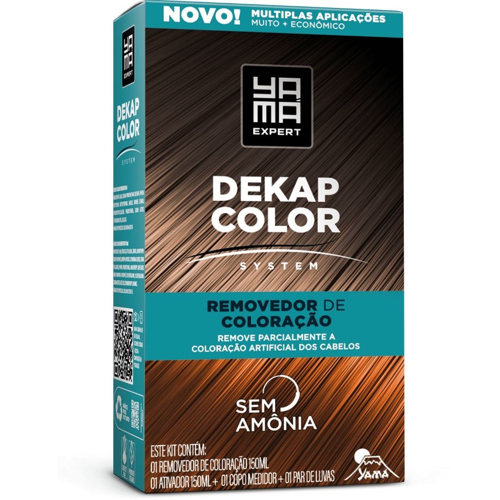 Dekapcolor System Removedor de Coloração Yamá 300ml | Shopee Brasil