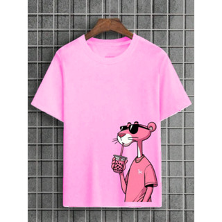 Camiseta Unissex Básica Camisa Masculina Estampa Pantera Cor de Rosa ...