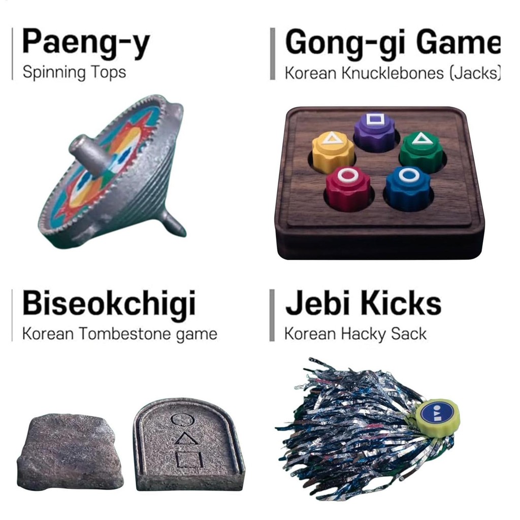 Korean Games Gonggi Korean Jacks Kit Traditional Play Game Hand-Eye ...