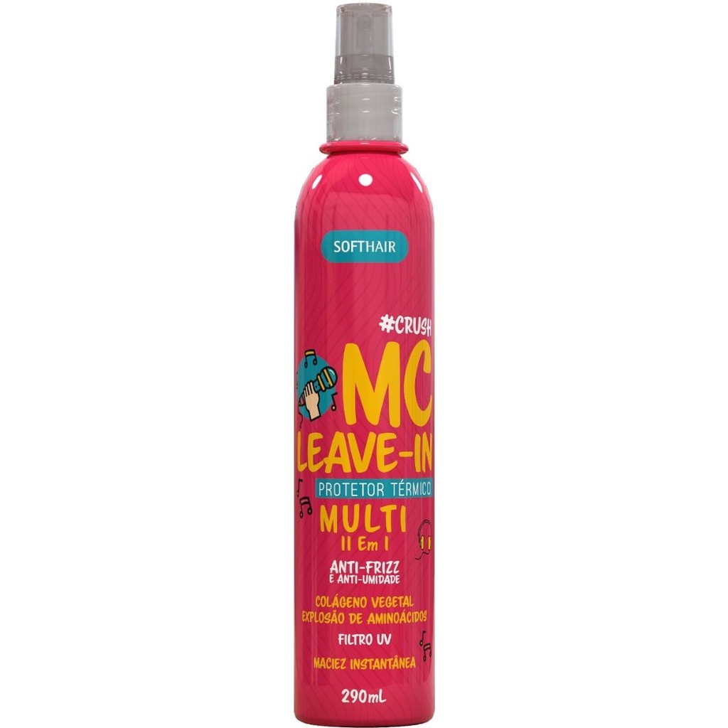Mc Leave-In Multi 11 em 01 Soft Hair #Crush 290ml | Shopee Brasil