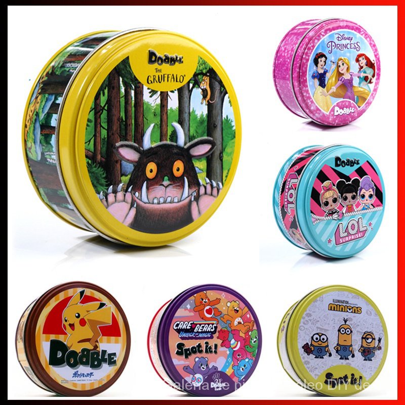 30 Estilos diferentes Dobble Card Game Spot It Potte Idade 6 Board 2 a ...