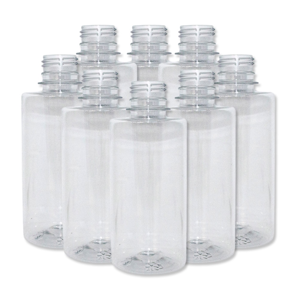 Kit Frascos Pet Cilíndrico Reto 250ml 28/410 - Cristal | Shopee Brasil