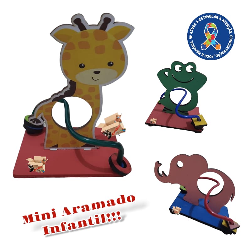 Brinquedo Pedagógico Educativo Em Madeira Mini Aramado Montanha Russa Primeira Infância | Shopee ...