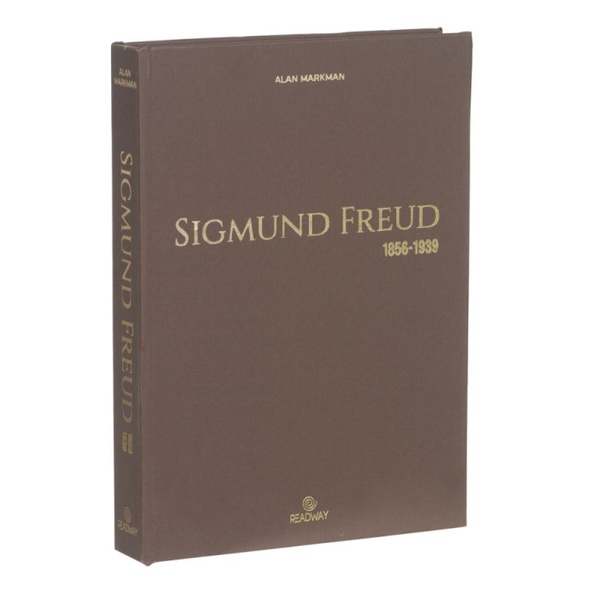 Livro Caixa MDF Decorativo Marrom Com Dourado Sigmundo Freud | Shopee ...