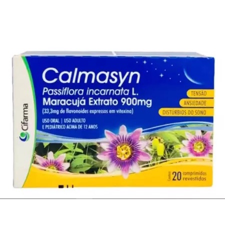 Suplemento Alimentar Calmasyn 900Mg 20Cpr - Cifarma | Shopee Brasil