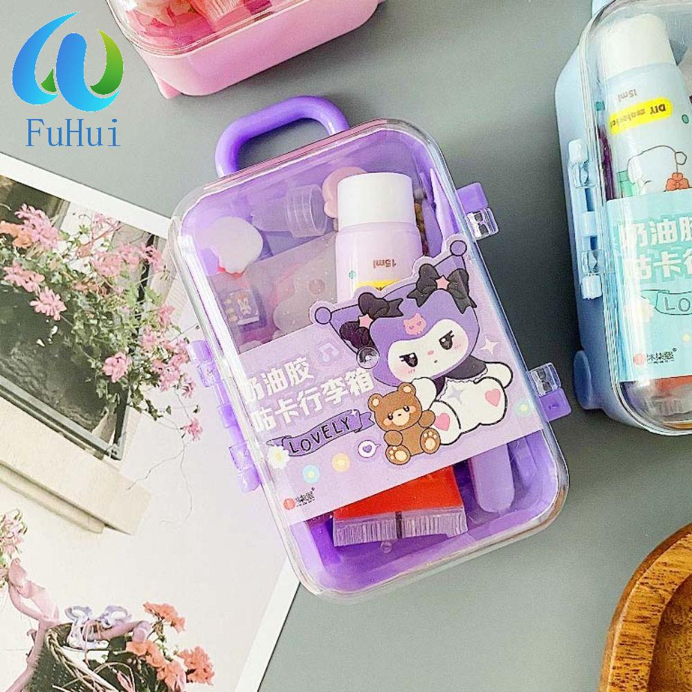 FUHUI Suitcase Cream Cola Set , Material De Conta Manual DIY , Para ...