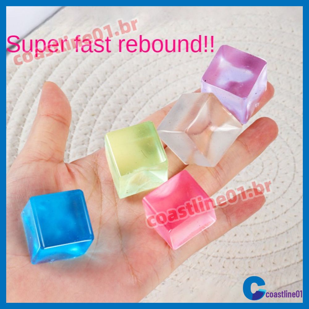 Fidget Toy Mini Squishy Toys Mochi Ice Block Stress Ball Toy Kawaii ...
