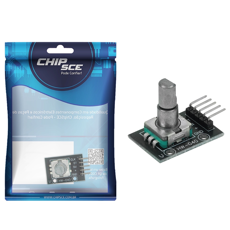 Módulo Sensor Rotary Encoder Rotativo Decoder Ky-040 Ard. | Shopee Brasil