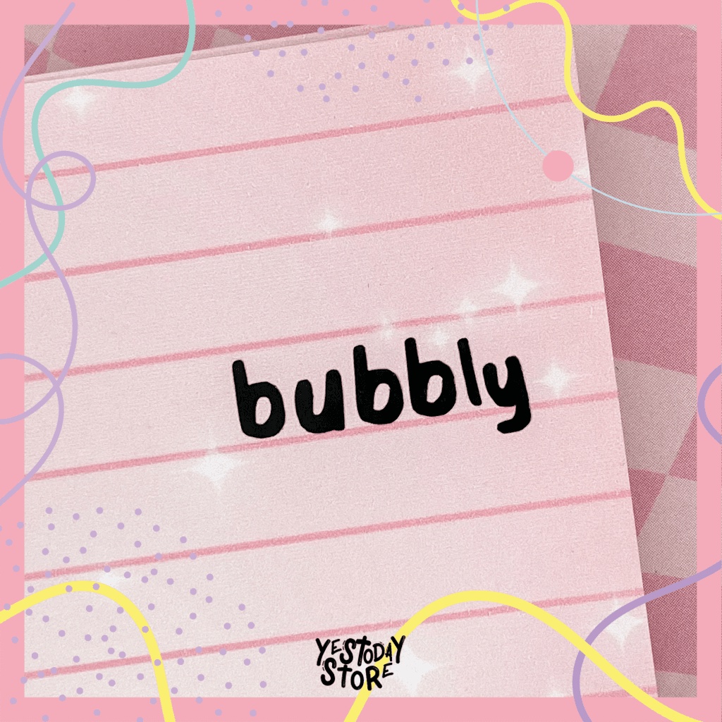 Alfabeto/Deco Sticker - Bubbly | Shopee Brasil