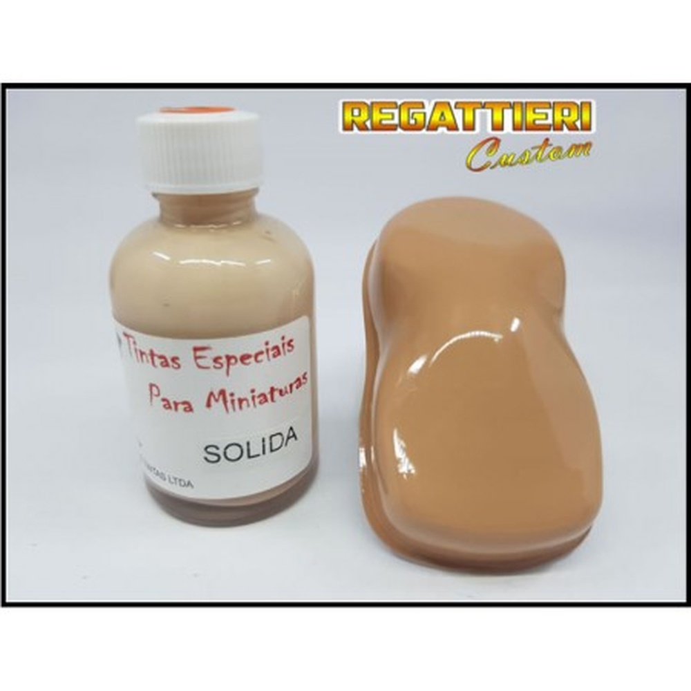 Tinta Cor Sólida para Customização de Miniaturas - TINTA POLIÉSTER BEGE ...