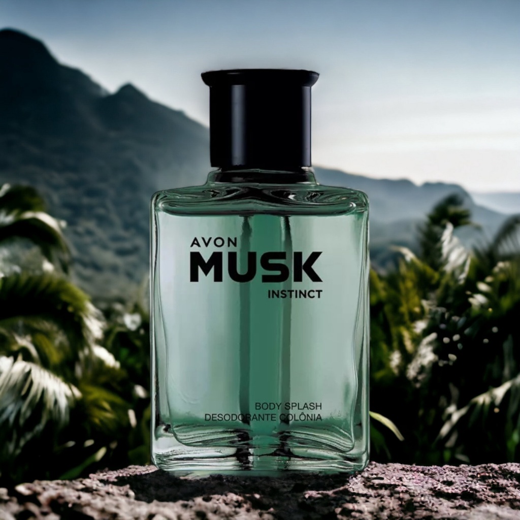 Deo Colônia Musk Instinct Body Splash Masculino 90ml | Shopee Brasil