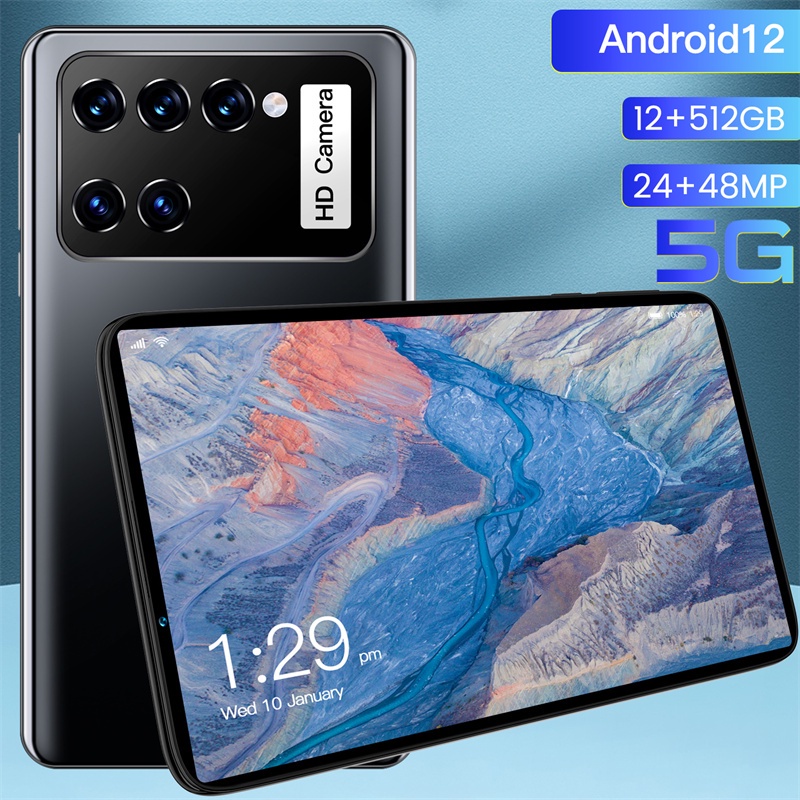 Novo Tablet Computador 8 + 256GB Android Tablets Tela Grande Wifi ...