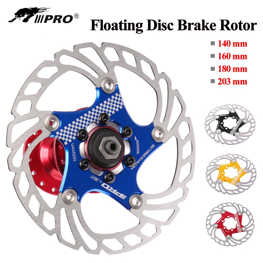 Rotor disco de freio para bicicletas 140mm 160mm 180mm 203mm Rotor de ...