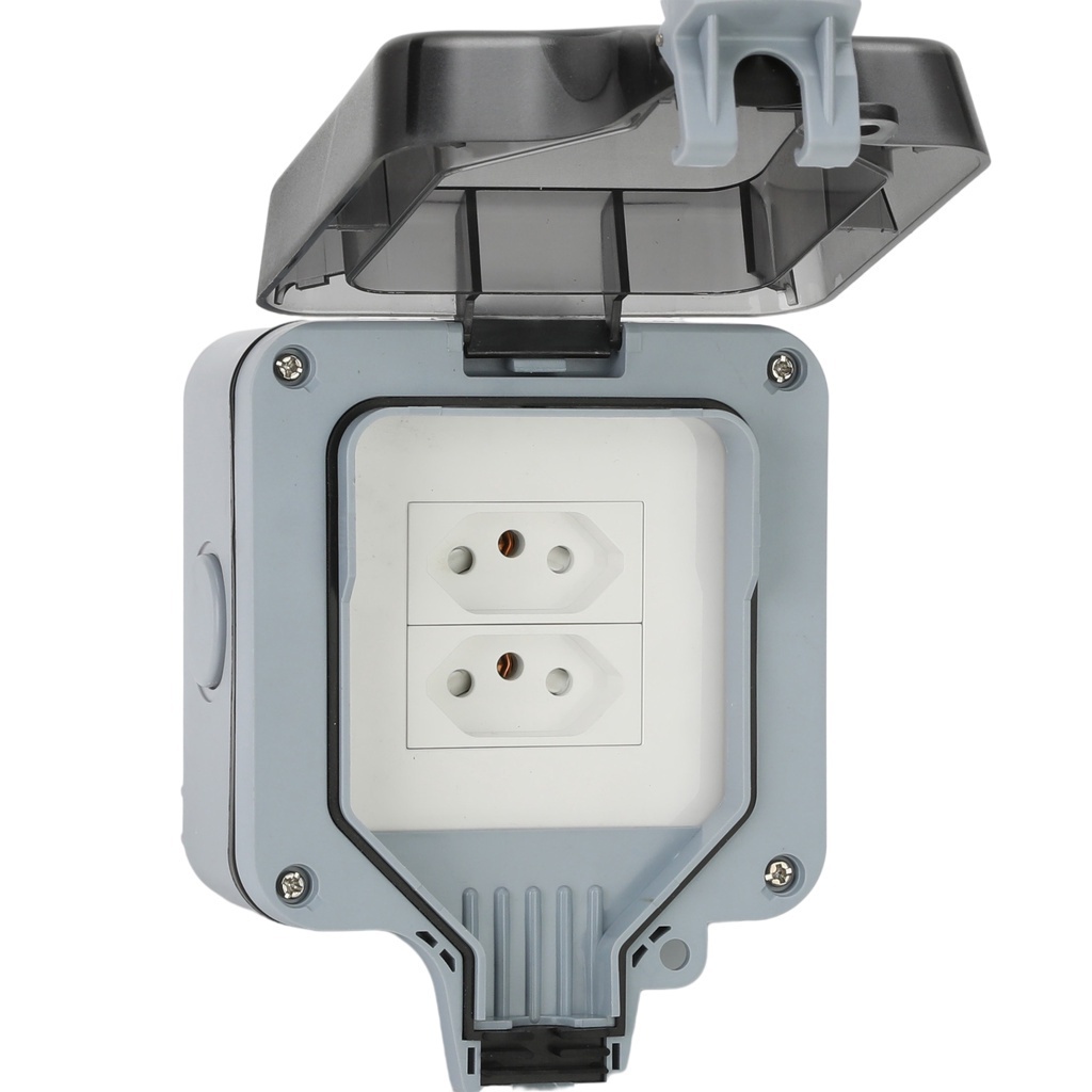 IP66 20A série de tomadas duplas externas à prova d'água e ...