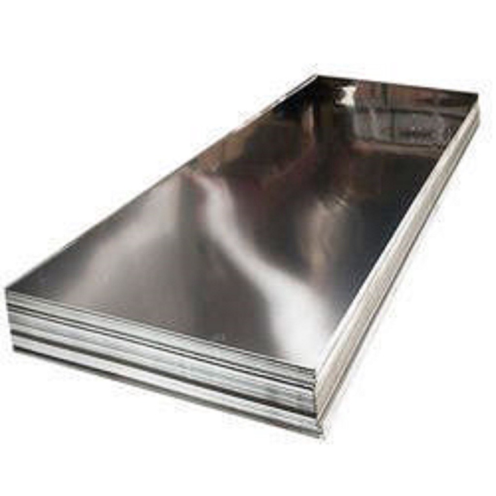 Chapa Placa Aço Inox 430 Brilhante 10cm x 25cm espessura 1mm - Faz a Boa!