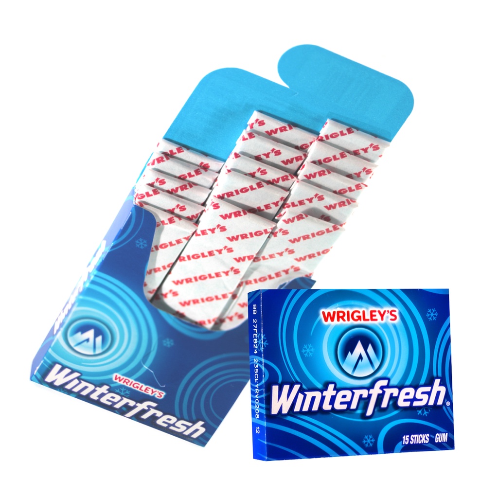 Chiclete Winterfresh Original Importado Menta - Wringley's | Shopee Brasil