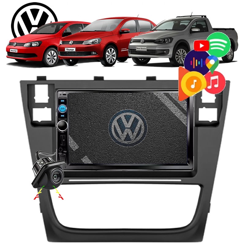 Central Multimídia Mp5 Gol Saveiro Voyage G6 2013 2014 2015 | Shopee Brasil