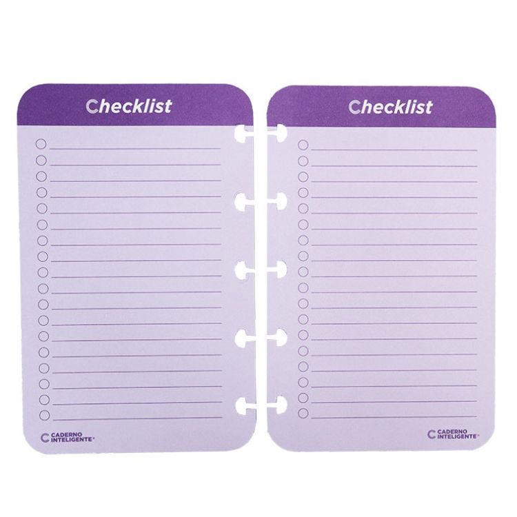 Check List 120g 40 Folhas CIRI1010 CADERNO INTELIGENTE | Shopee Brasil