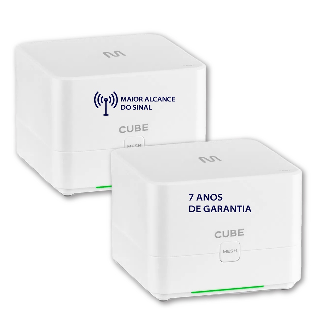 ROTEADOR CUBE MESH AC1200 FAST (COMBO) | Shopee Brasil