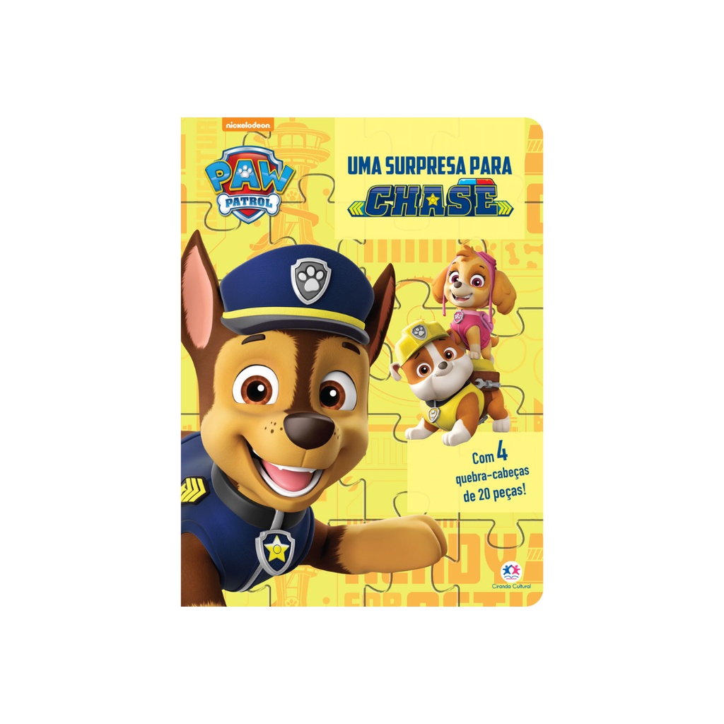 Livro Quebra Cabeça - Patrulha Canina - Uma surpresa para Chase ...