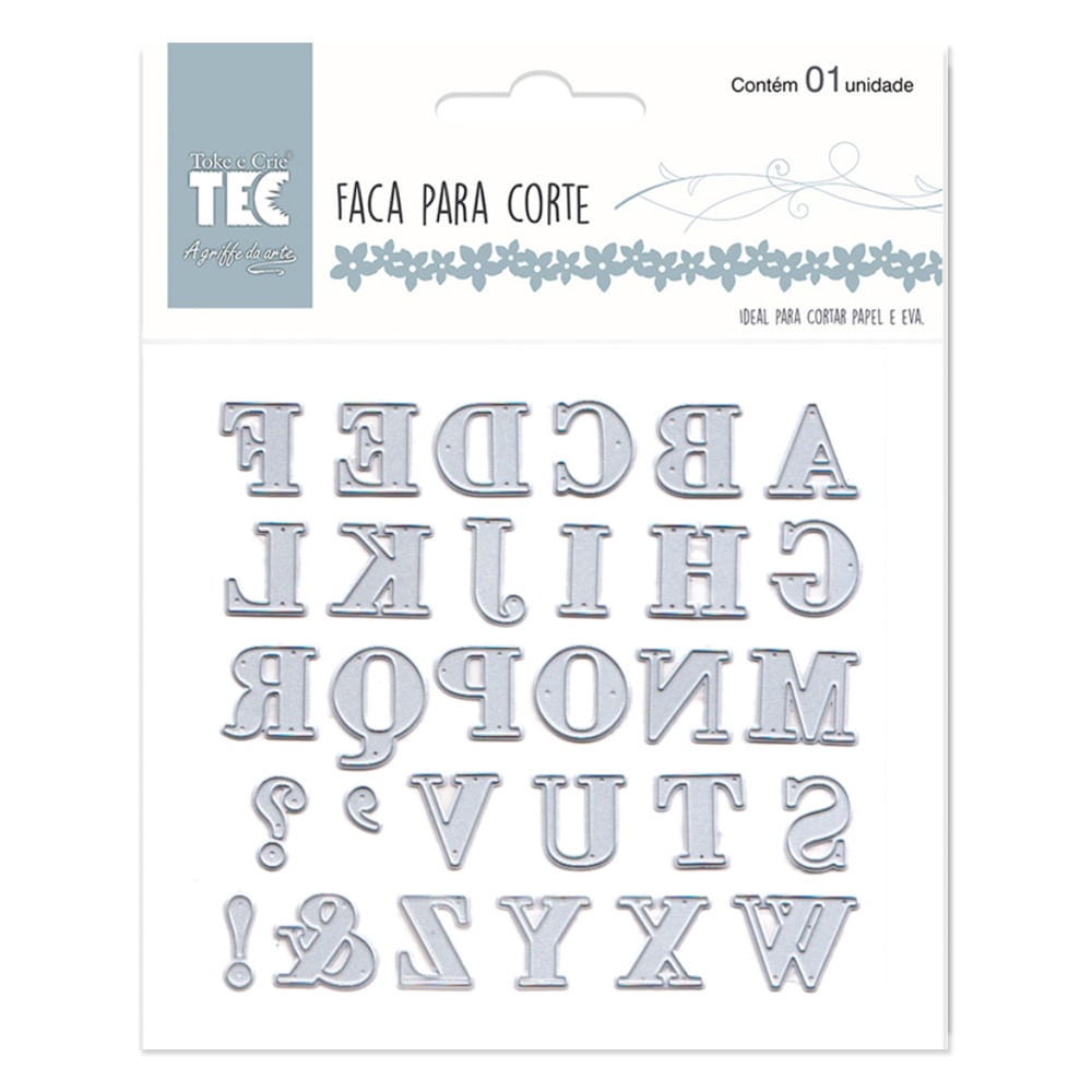 Molde para Maquina Letras Alfabeto | Shopee Brasil