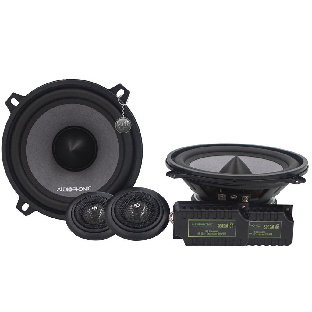Kit 2 Vias Audiophonic Sensation Ks 525 ( 5 Polegadas / 110w ) | Shopee ...