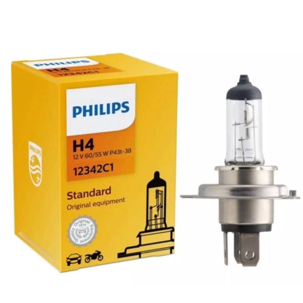 Lampada Automotiva 12v Mod. H4 60/55w Philips | Shopee Brasil
