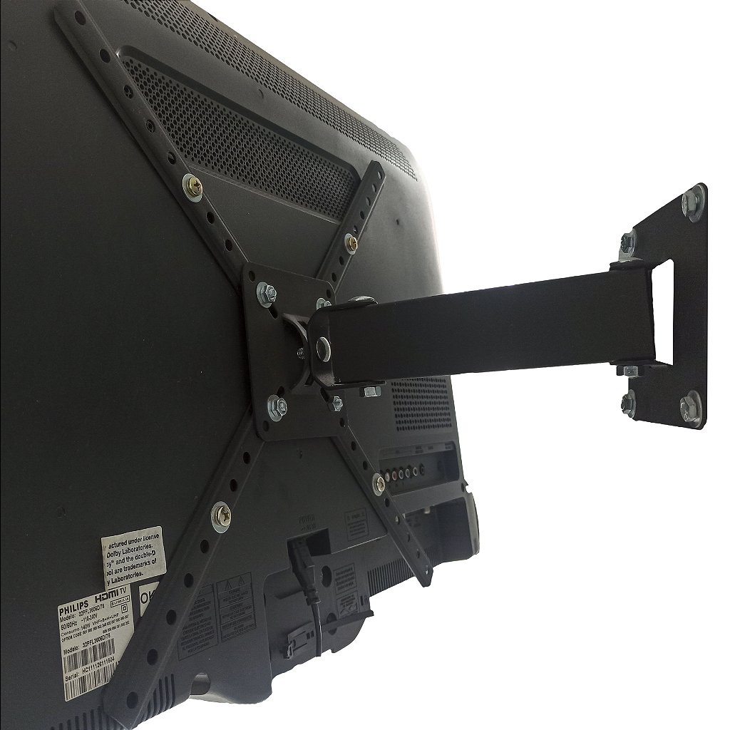 Suporte de TV Universal Articulado 20" a 55" | Shopee Brasil