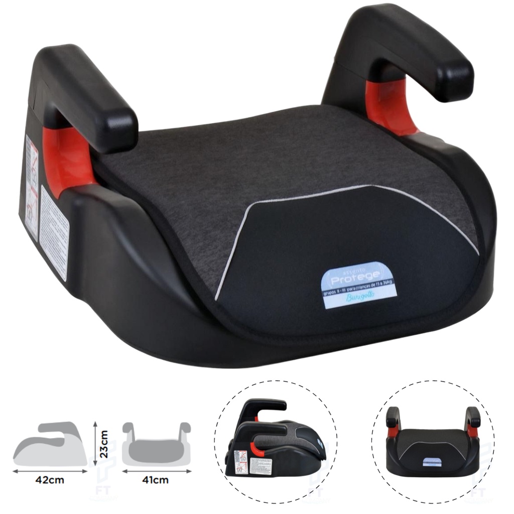 Assento Infantil Criança Cadeirinha Preta Carro Burigotto | Shopee Brasil