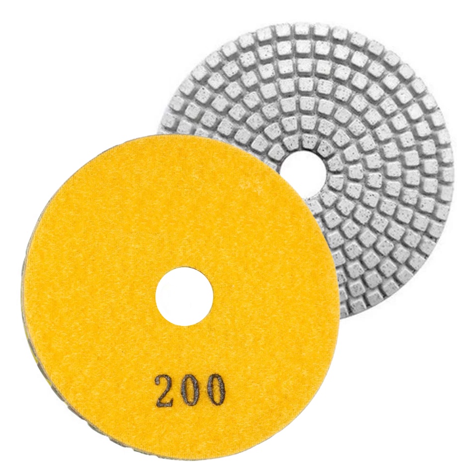 DISCO DIAMANTADO LIXAR POLIR MARMORE GRANITO G200 | Shopee Brasil
