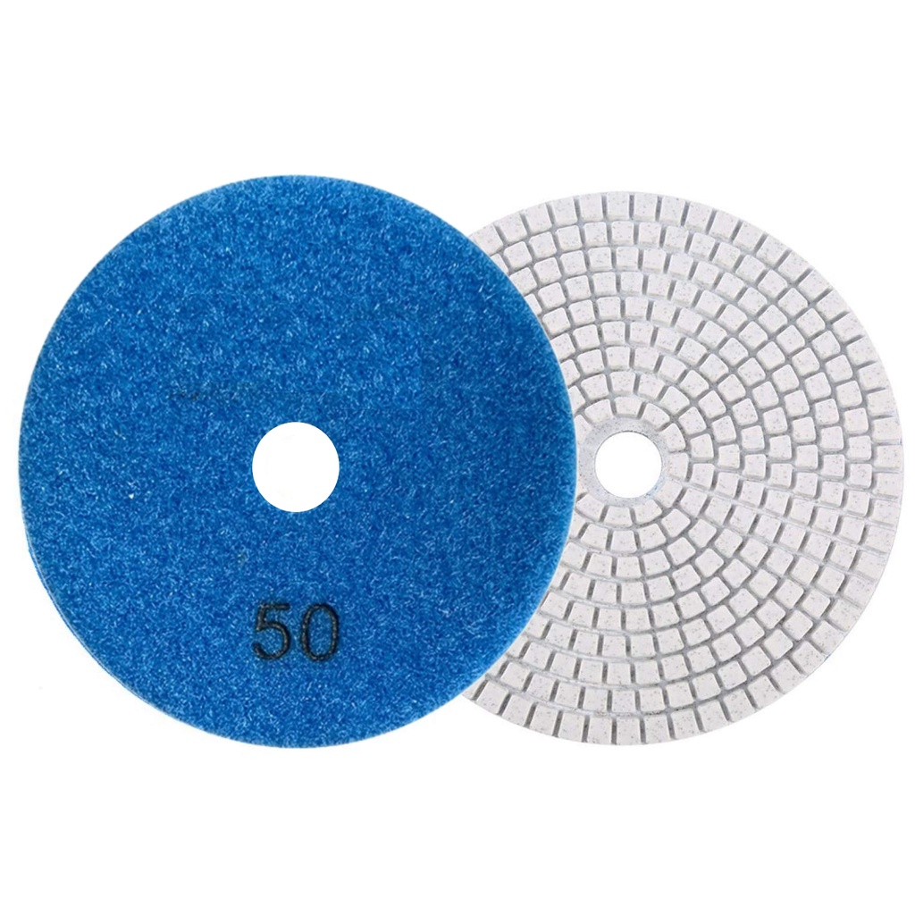 DISCO DIAMANTADO LIXAR POLIR MARMORE GRANITO G50 | Shopee Brasil