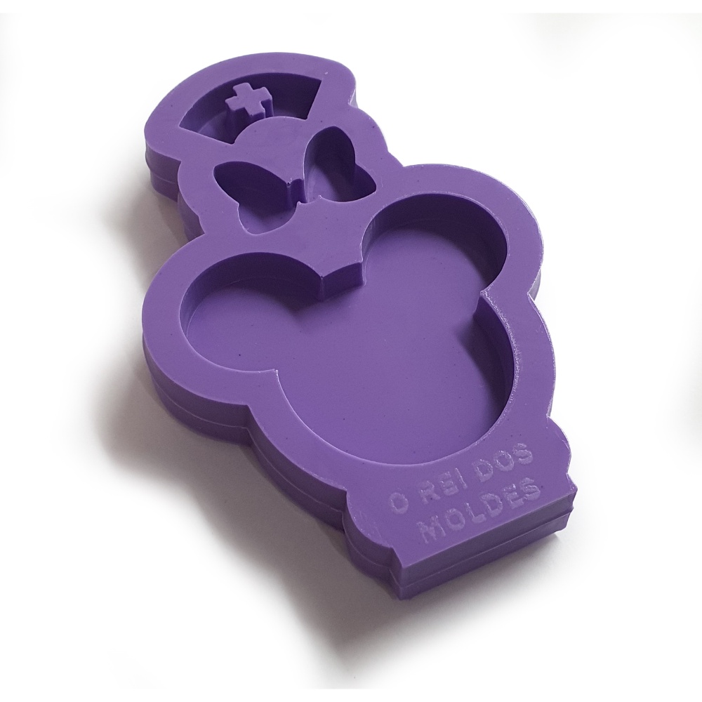 Molde de Silicone para Resina Minnie Mouse | Shopee Brasil