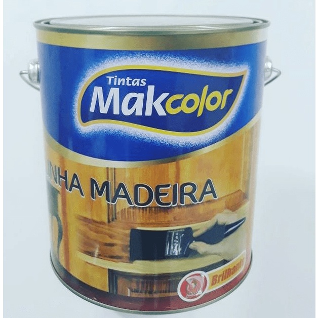 VERNIZ MOGNO LINHA MADEIRA 900ML - MAKCOLOR | Shopee Brasil