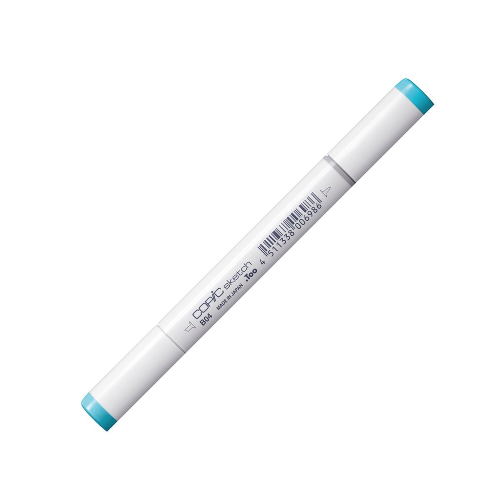 Caneta Marcador Copic Sketch B04 Tahitian Blue | Shopee Brasil