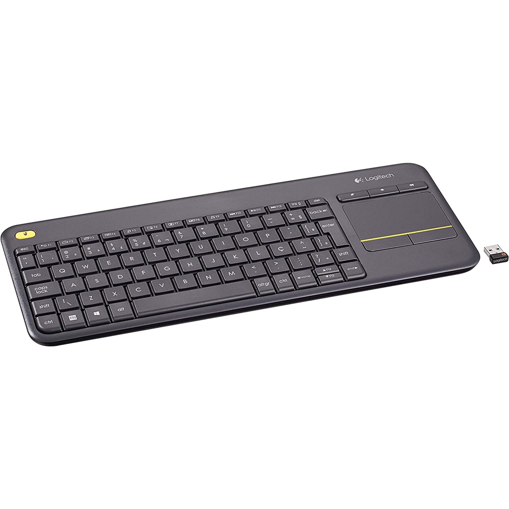 TECLADO LOGITECH K400 S/FIO C/MOUSE TOUCH PLUS | Shopee Brasil