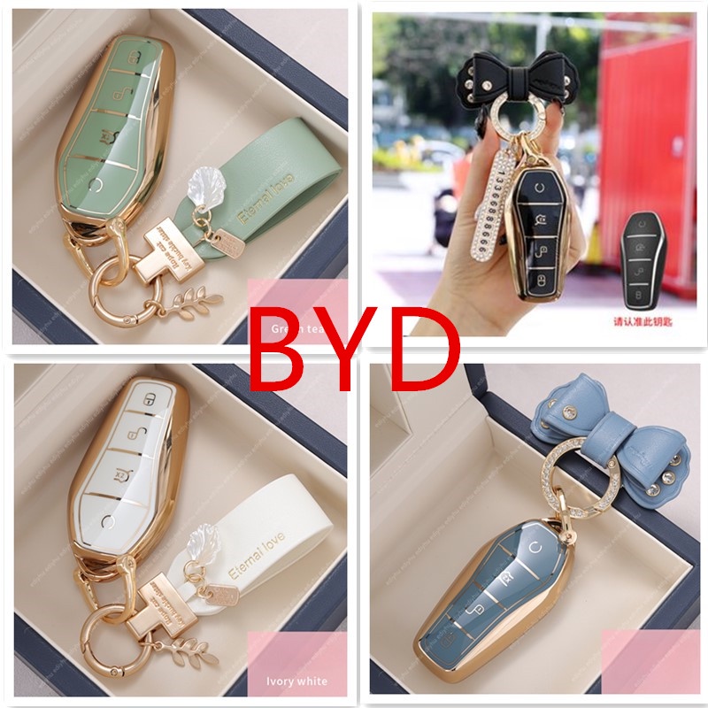 BYD Han Ev Tang Dm Qin Plus/Song Pro Max Yuan Dolphin E2 Protetor TPU Carro Capa Da Caixa Com ...