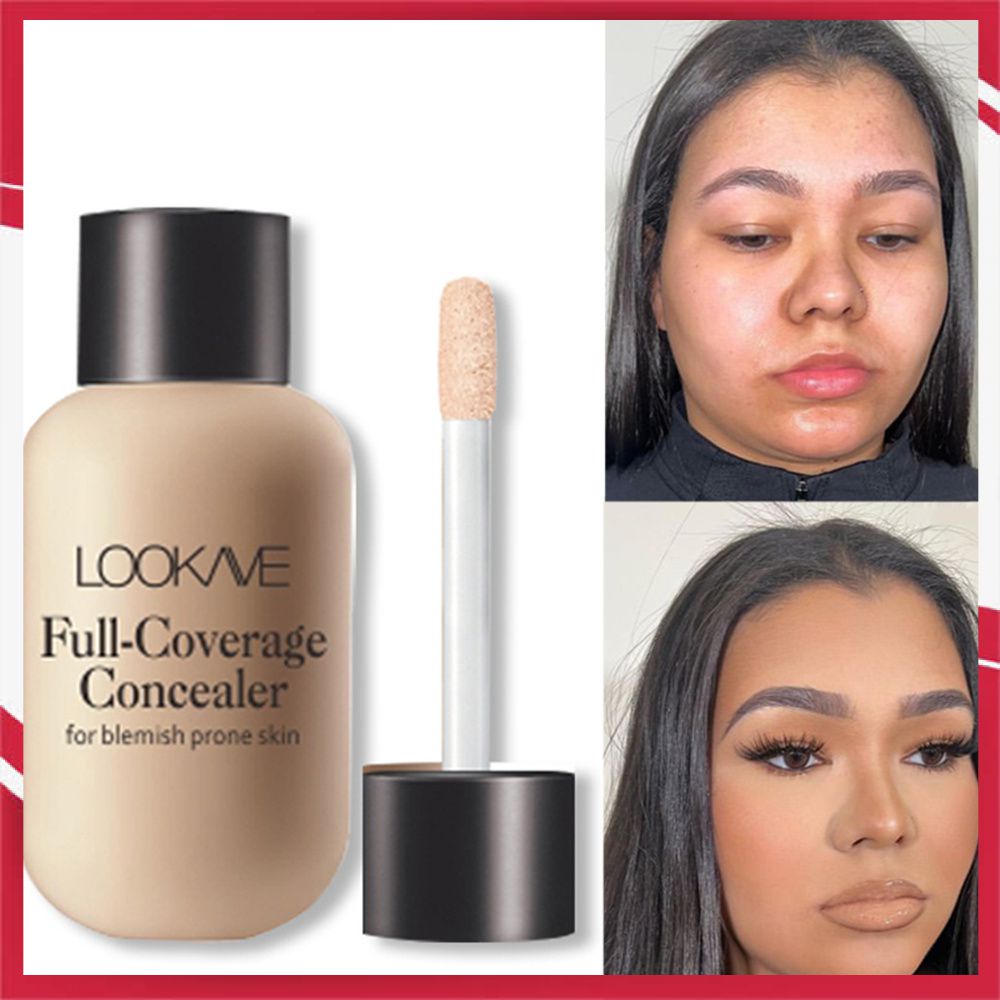 Lookave Corretivo à Prova D'água Líquido Fosco Cobertura Completa ...