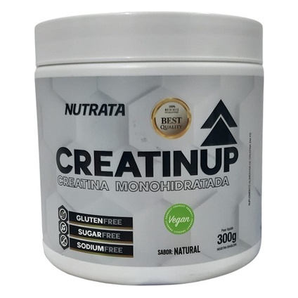 Creatina Monohidratada 100% Pura Vegana Nutrata 300g | Shopee Brasil