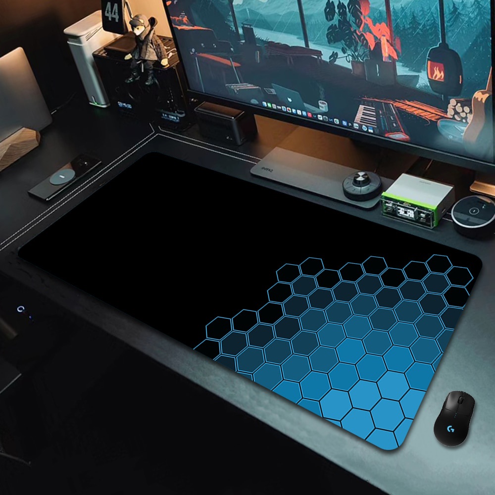 Mouse pad gamer mousepad jogo tapete de mesa grande arte geometrico ...