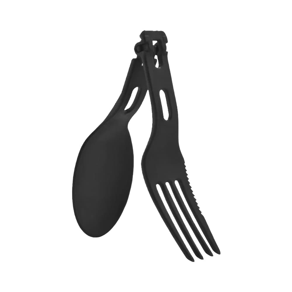 Talher Dobrável para Camping Polímero Bélica Preto | Shopee Brasil